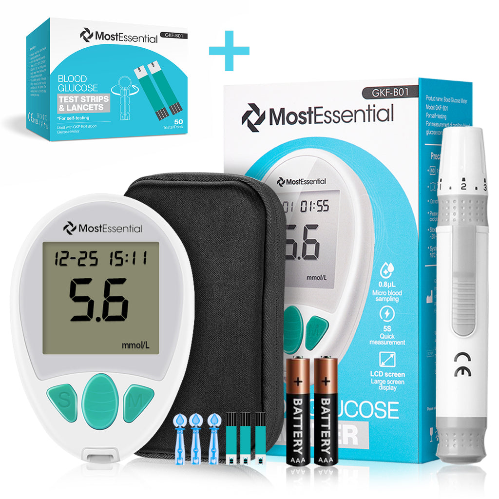 MostEssential Premium Glucose Meter Starter Kit